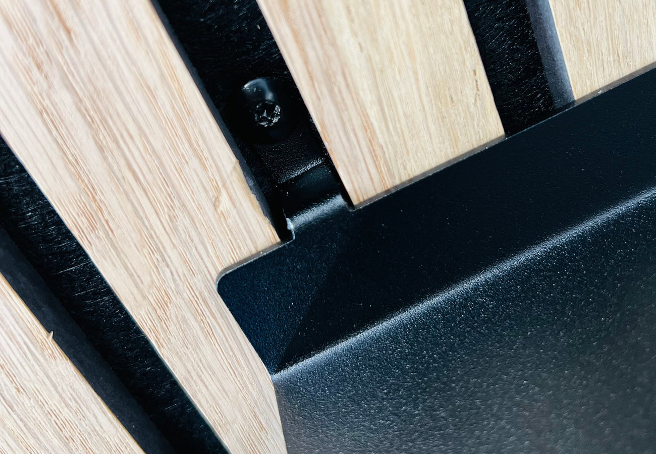 REGAL - Großes schwarz pulverbeschichtetes Regal für Akustikpaneele